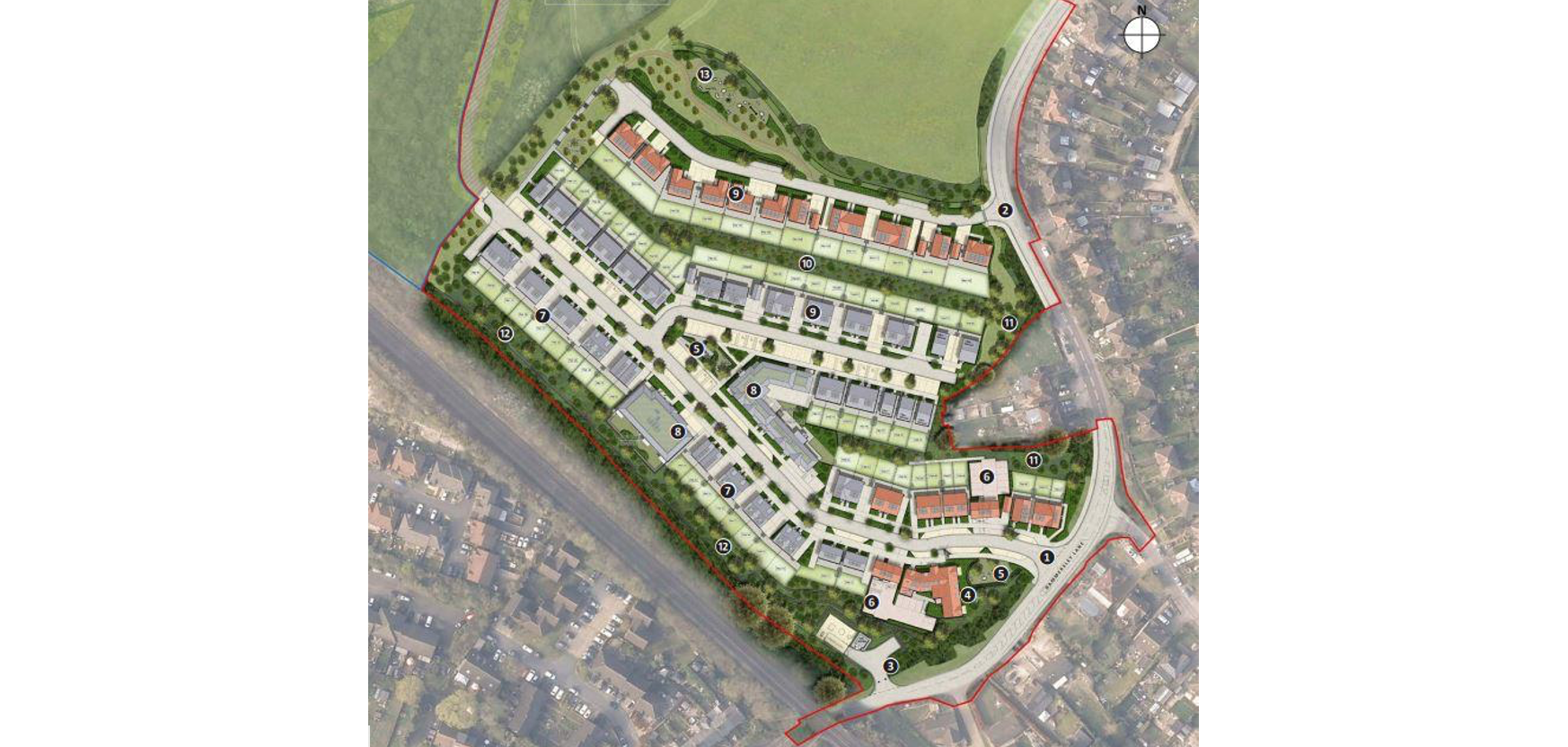 New 604-home scheme submitted for Gomm Valley - UK Property Forums