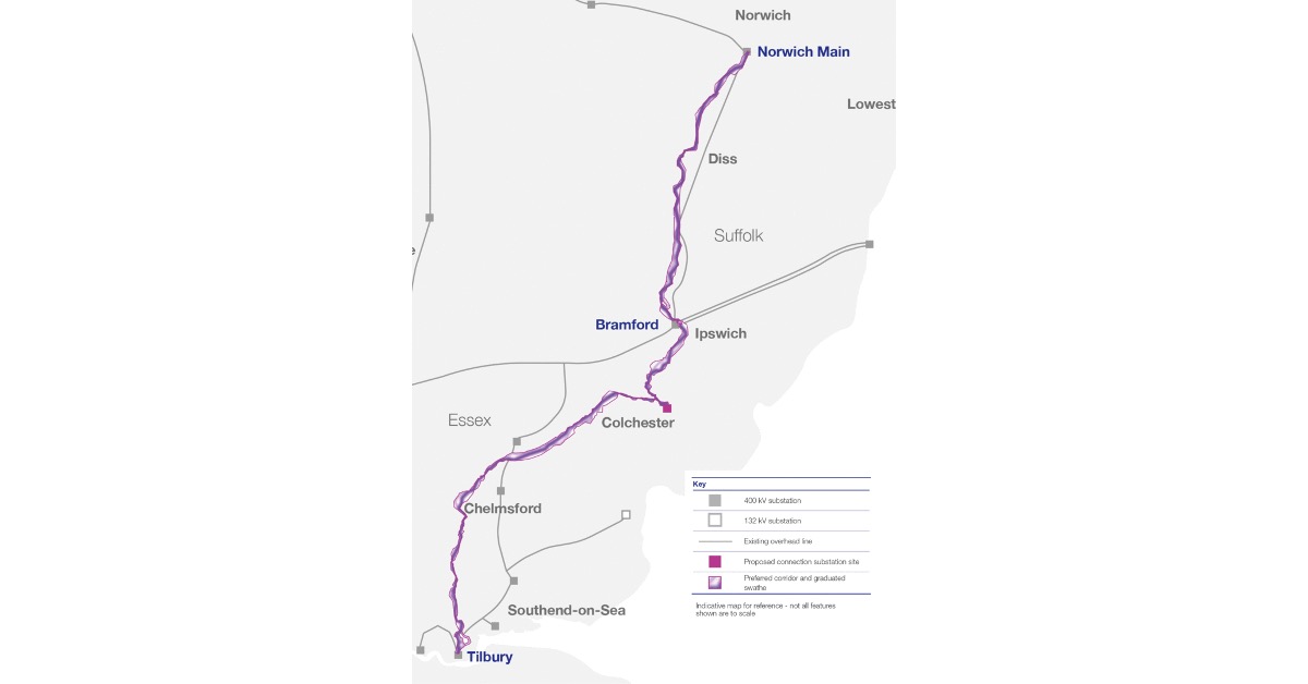 Plans unveiled for Norwich – Tilbury National Grid upgrade - UK ...